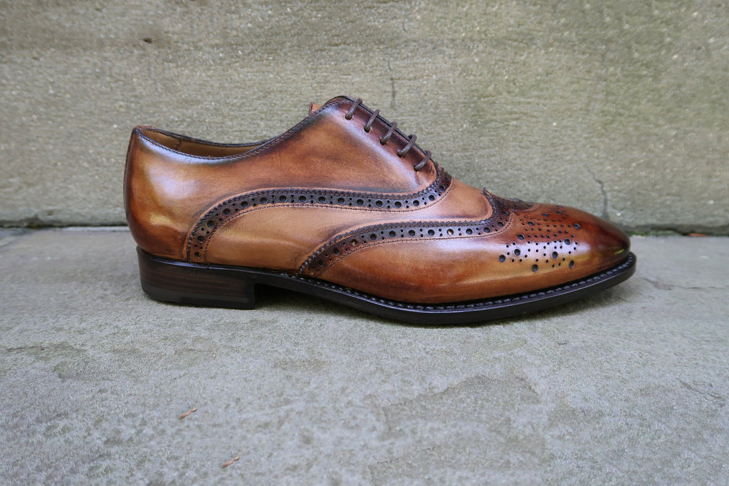 ANTIQUE WHISKEY WINGTIP OXFORDS – Correspondent Shoes Store